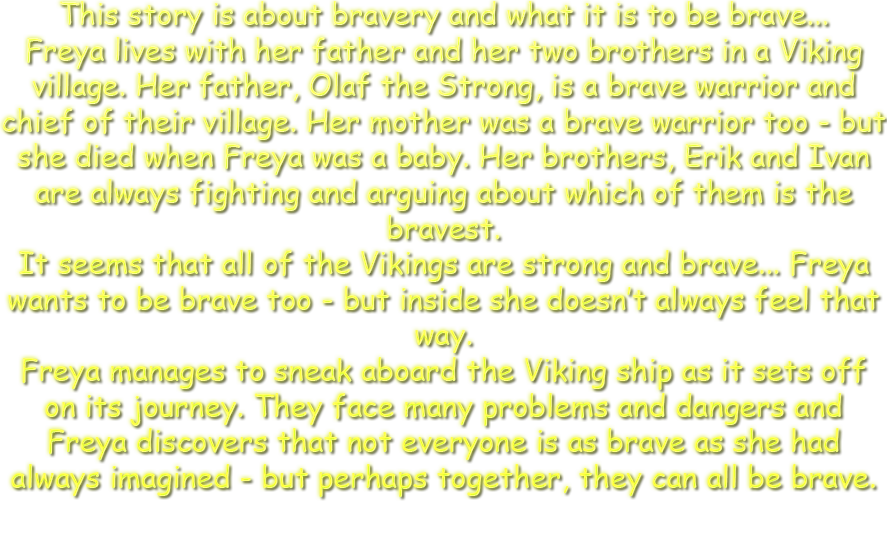 Freya the Brave - Viking Story - Damian Harvey